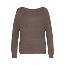 Lascana Pullover Damen Gr&ouml;&szlig;e XXS/XS dunkelbraun