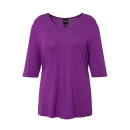 Ulla Popken Shirt Damen Gr&ouml;&szlig;e XL/XXL lila