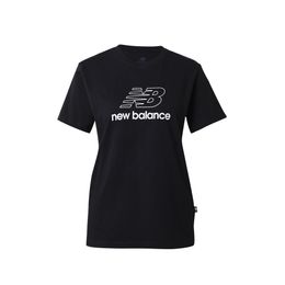 New Balance T-Shirt Damen Gr&ouml;&szlig;e XS schwarz / wei&szlig;