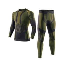 Meetwee Base Layer 'Seamless Thermal Underwear' Herren Gr&ouml;&szlig;e XXL gr&uuml;n