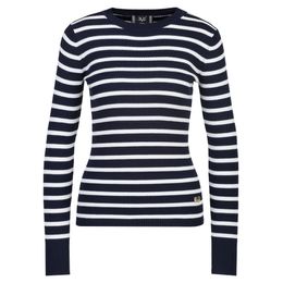 19V69 Italia Pullover 'Antonia' Damen Gr&ouml;&szlig;e XXL navy / wei&szlig;