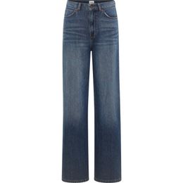 Mustang Jeans 'Luise Wide' Damen Gr&ouml;&szlig;e 32 dunkelblau