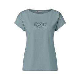 Street One T-Shirt Damen Gr&ouml;&szlig;e XXL himmelblau / schwarz