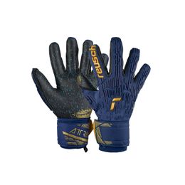 Reusch Torwarthandschuhe 'Attrakt Freegel Fusion Goaliator' Herren Gr&ouml;&szlig;e XXXL navy / gold / schwarz
