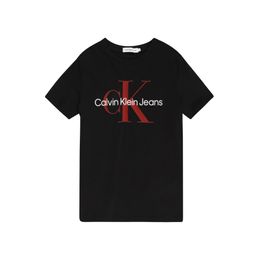 Calvin Klein Jeans T-Shirt Jungen Gr&ouml;&szlig;e 116 rot / schwarz / wei&szlig;