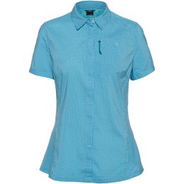 Sch&ouml;ffel Sch&ouml;ffel Funktionsbluse 'Saragossa3' Damen Gr&ouml;&szlig;e M/L aqua / blue denim / wei&szlig;