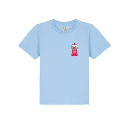 Watabout.kids T-Shirt 'Kaugummiautomat' Jungen Gr&ouml;&szlig;e 152/158 hellblau / rot