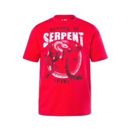 JP1880 T-Shirt Herren Gr&ouml;&szlig;e 5XL rot / schwarz / wei&szlig;