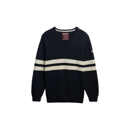 Superdry & Co Pullover Damen Gr&ouml;&szlig;e XS beige / marine