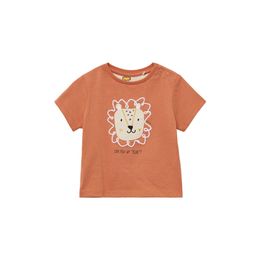s.Oliver T-Shirt Jungen Gr&ouml;&szlig;e 86 beige / dunkelgelb / dunkelorange / schwarz