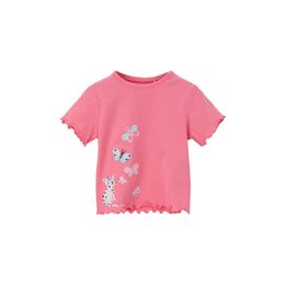 s.Oliver Shirt M&auml;dchen Gr&ouml;&szlig;e 86 t&uuml;rkis / pink / rosa / schwarz