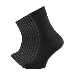 Cotton Prime Socken Herren Gr&ouml;&szlig;e 39/42 schwarz