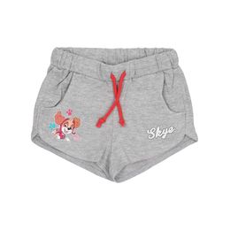 PAW PATROL Shorts 'Skye' Jungen Gr&ouml;&szlig;e 122 hellgrau / koralle / pink / wei&szlig;