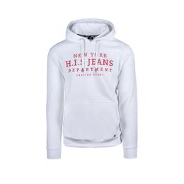 H.I.S. H.I.S Sweatshirt Herren Gr&ouml;&szlig;e XL dunkelrot / wei&szlig;