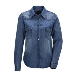 Madeleine Mode Madeleine Bluse Damen Gr&ouml;&szlig;e M blue denim
