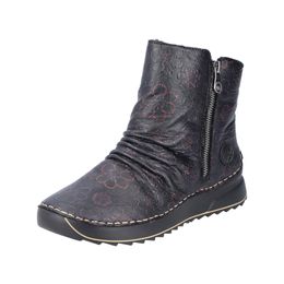 Rieker Stiefelette Damen Gr&ouml;&szlig;e 40 weinrot / schwarz Winterschuhe