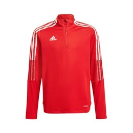 adidas Performance Sportsweatshirt Jungen Gr&ouml;&szlig;e 140 feuerrot / wei&szlig;