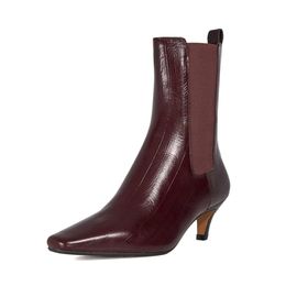 Dune London Chelsea Boots 'Odele' Damen Gr&ouml;&szlig;e 35.5 dunkelrot Winterschuhe
