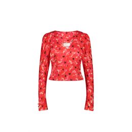 Fabienne Chapot Top Damen Gr&ouml;&szlig;e XS rot / schwarz / wei&szlig;