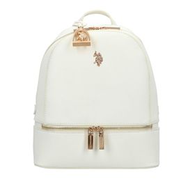 U.S. Polo Assn. Rucksack 'Jones' Damen Gr&ouml;&szlig;e One Size gold / wei&szlig;