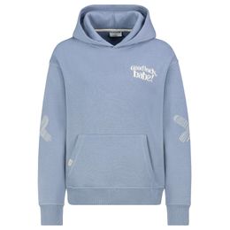 Sublevel Sweatshirt Damen Gr&ouml;&szlig;e L hellblau / wei&szlig;