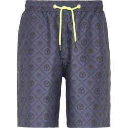 Carlo Colucci Badeshorts Herren Gr&ouml;&szlig;e XS navy / neongr&uuml;n / schwarz