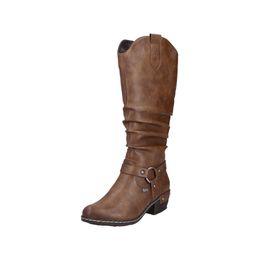 Rieker Cowboystiefel Damen Gr&ouml;&szlig;e 38 braun Winterschuhe