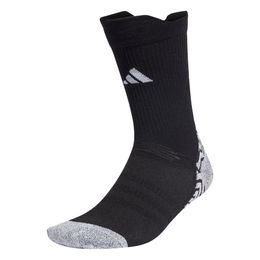adidas Performance Sportsocken 'Football GRIP Knitted Crew Light Performance' Damen Gr&ouml;&szlig;e 46/48 graumeliert / schwarz