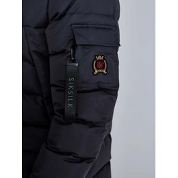 SikSilk Winterjacke 'Parka' Herren Gr&ouml;&szlig;e M grau