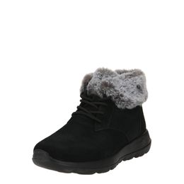Skechers Schn&uuml;rstiefelette Damen Gr&ouml;&szlig;e 39 graumeliert / schwarz Winterschuhe