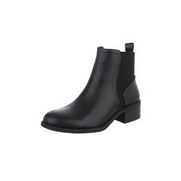 Ital-Design Stiefelette Damen Gr&ouml;&szlig;e 40 schwarz Winterschuhe