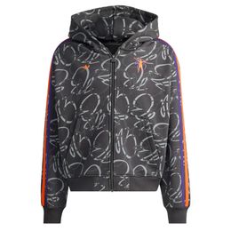 adidas Performance Sportsweatjacke 'Jude Bellingham' Herren Gr&ouml;&szlig;e XL dunkelgrau / hellorange / schwarz