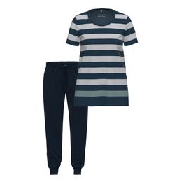 Ammann Pyjama 'Night & Home' Damen Gr&ouml;&szlig;e XXL blau Winterkleid