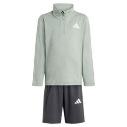 adidas Sportswear Trainingsanzug 'Goto' Jungen Gr&ouml;&szlig;e 110 anthrazit / hellgrau / wei&szlig;