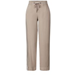 Street One Hose Damen Gr&ouml;&szlig;e 42 beige / wei&szlig;
