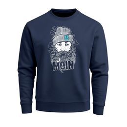 Neverless Sweatshirt 'Moin' Herren Gr&ouml;&szlig;e XL navy