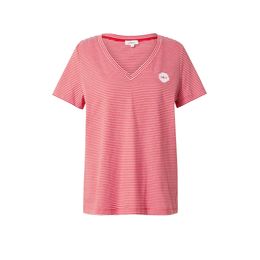 s.Oliver T-Shirt Damen Gr&ouml;&szlig;e M/L rot / wei&szlig;
