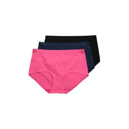 Ulla Popken Panty Damen Gr&ouml;&szlig;e 4XL/5XL navy / pink / schwarz