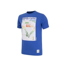COPA Shirt 'Brasilien 2014 World Cup Poster' Herren Gr&ouml;&szlig;e XL blau