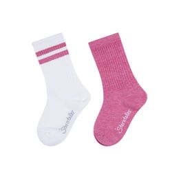 Sterntaler Sportsocken Jungen Gr&ouml;&szlig;e 22 magenta / wei&szlig;