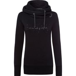 Ragwear Sweatshirt Damen Gr&ouml;&szlig;e L hellgrau / schwarz / wei&szlig;