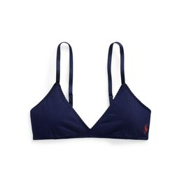 Polo Ralph Lauren Bralette ' Colorful Cotton ' Damen Gr&ouml;&szlig;e 75 navy
