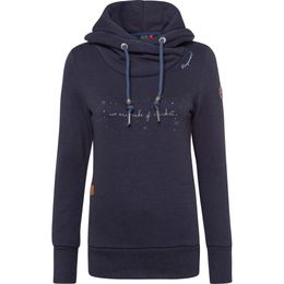 Ragwear Sweatshirt Damen Gr&ouml;&szlig;e L navy / braun / wei&szlig;