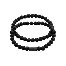True Rebels Armband Herren Gr&ouml;&szlig;e 17 schwarz