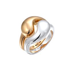 Elli Ring Damen Gr&ouml;&szlig;e 58 gold / silber