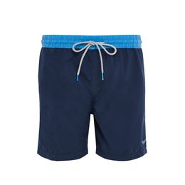 Threadbare. Threadbare Badeshorts 'Penglai' Herren Gr&ouml;&szlig;e M navy / himmelblau