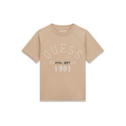 Guess T-Shirt Jungen Gr&ouml;&szlig;e 128 creme / hellgrau / schwarz