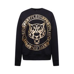 Plein Sport Sweatshirt Herren Gr&ouml;&szlig;e M gold / schwarz