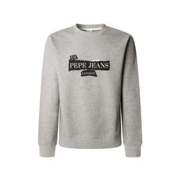Pepe Jeans Sweatshirt 'GUS' Herren Gr&ouml;&szlig;e M grau / schwarz