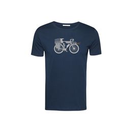 Greenbomb T-Shirt 'Bike Night' Herren Gr&ouml;&szlig;e XS navy / grau